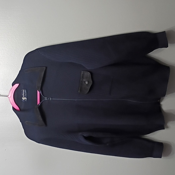 Paul Fourticq | Jackets & Coats | Vintage Mens Paul Fourticq Navy Wool ...